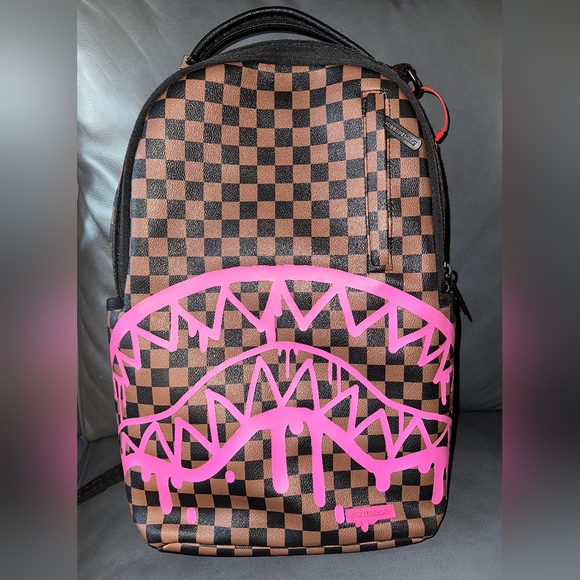 Sprayground | Bags | Nwt Sprayground Pink Drip Dlx Backpack | Poshmark